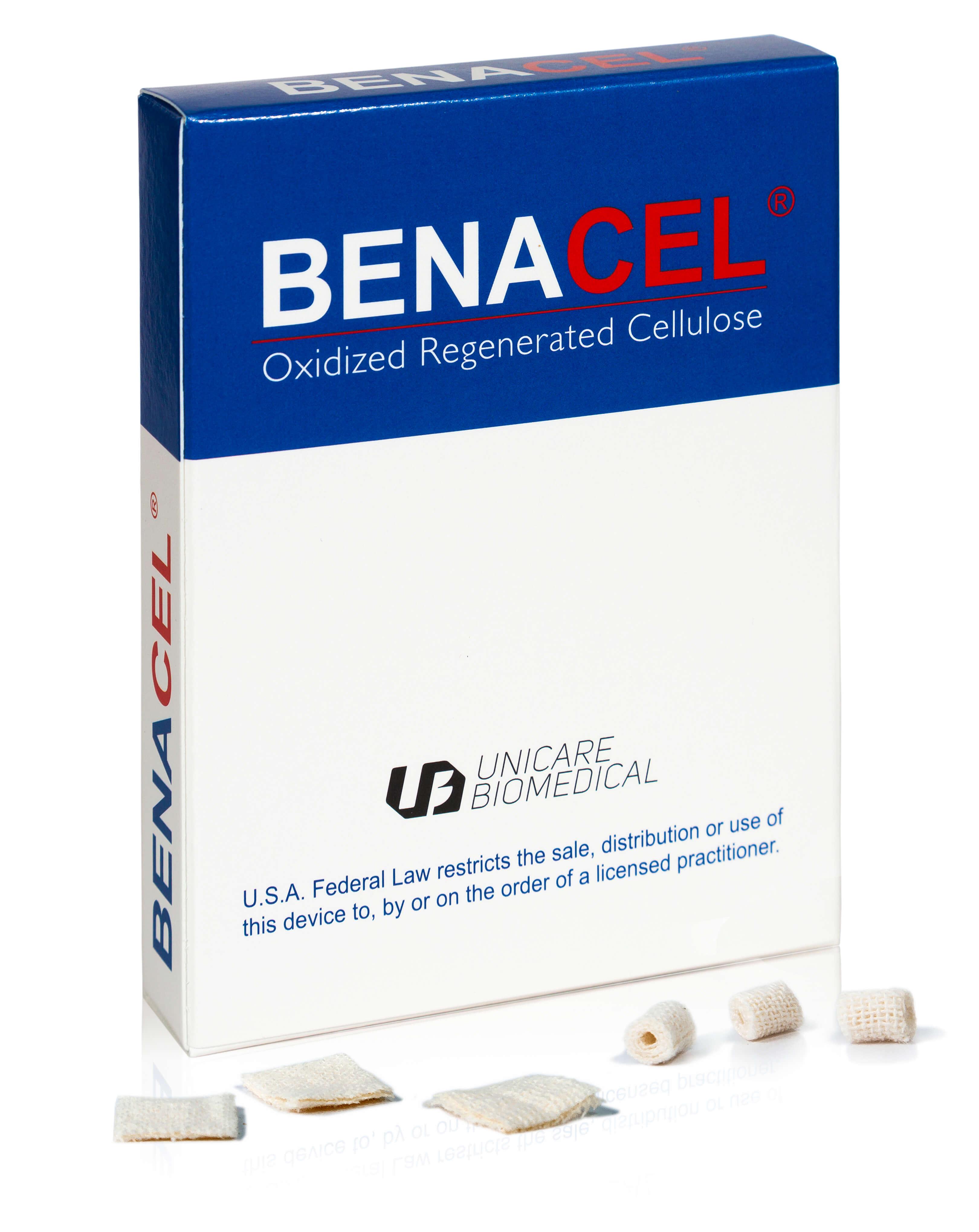 Benacel® Oxidized Regenerative Cellulose – Unicare Biomedical Inc.